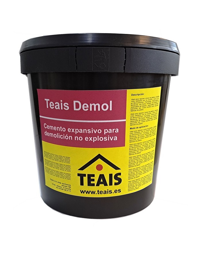 Cemento expansivo demoledor con máximo poder y control | TEAIS